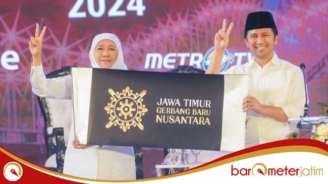 Debat Pamungkas Pilgub Jatim, Khofifah-Emil Gaungkan Jatim Gerbang Baru Nusantara