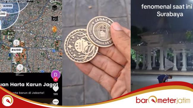 Dilaporkan Rusak Fasum, Satpol PP Surabaya Akan Tindak Tegas Pemburu Koin Jagat!