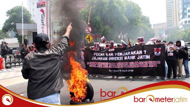Uang Rakyat di Bank Jatim Dibobol Rp 569,4 M, Demo: Penjarakan Semua yang Terlibat!